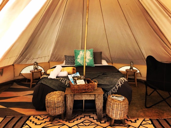 Big Pineapple Glamping Tent Hire – Pitch Luxury Camping